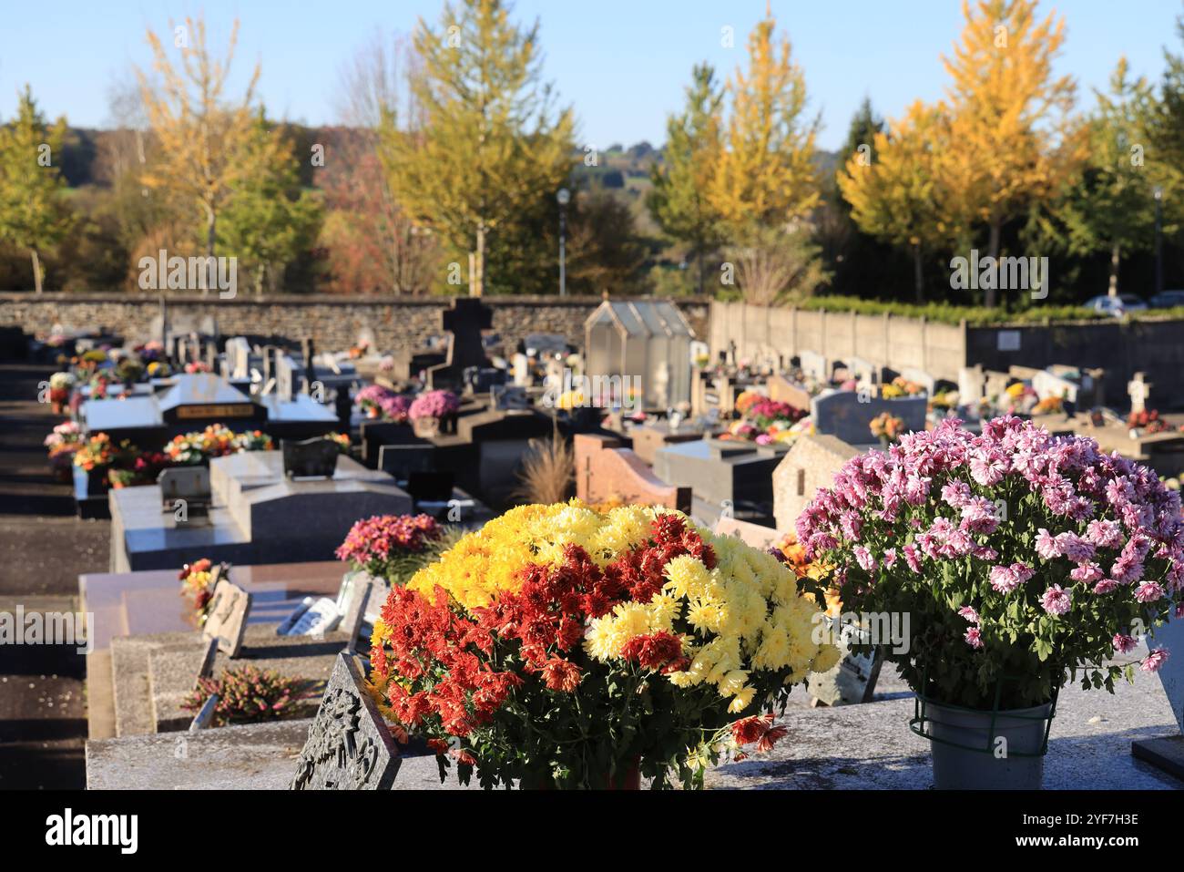 All Souls' Day or commemoration of all the faithful departed in a ...
