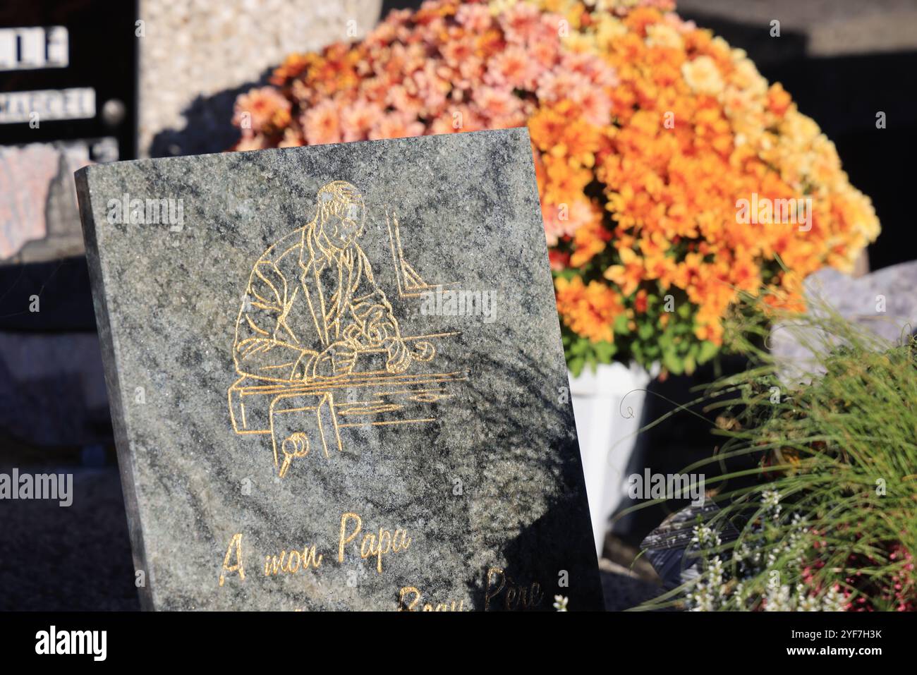 All Souls' Day or commemoration of all the faithful departed in a ...