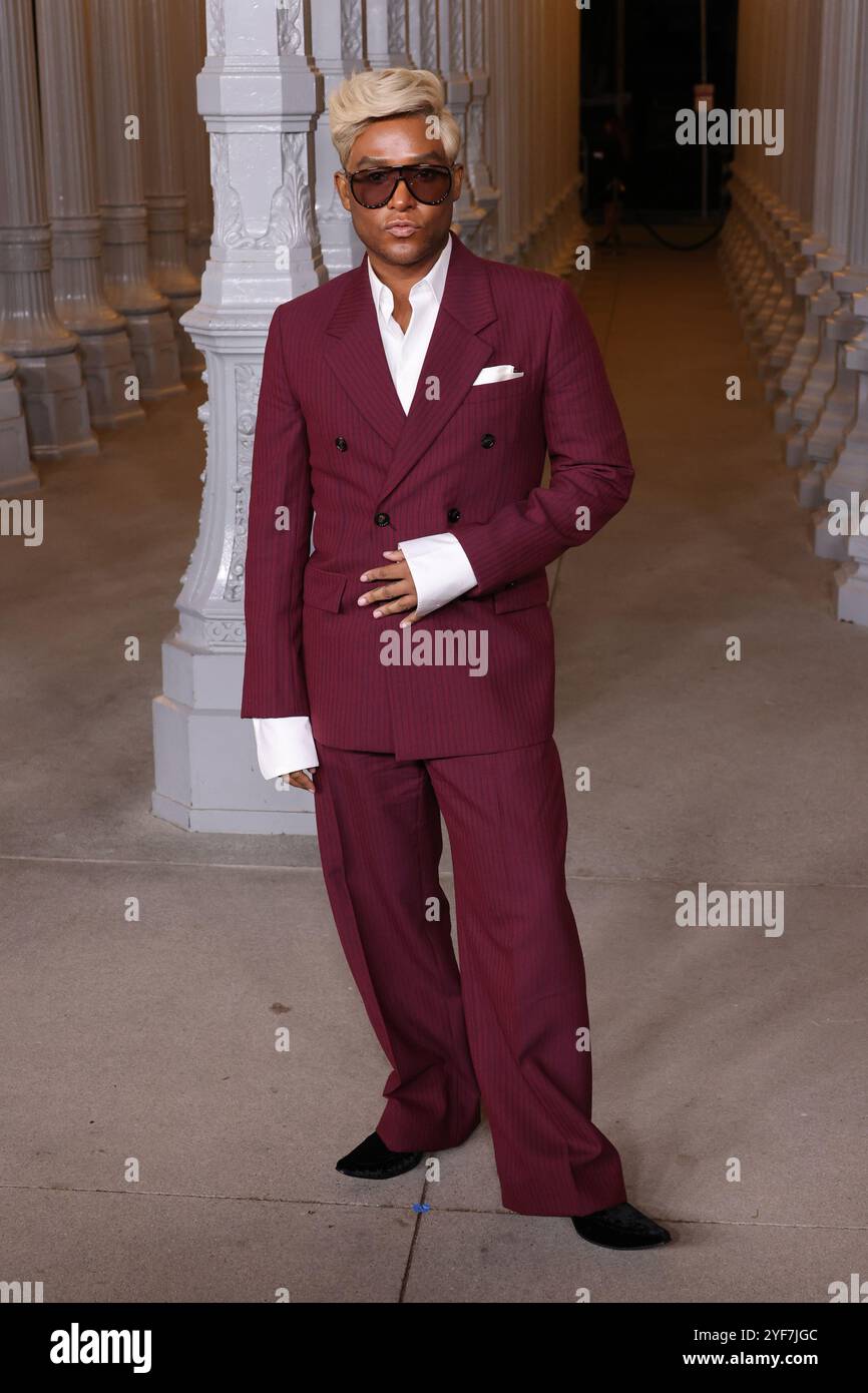 Los Angeles, USA. 03rd Dec, 2024. Law Roach attends the 2024 LACMA Art ...