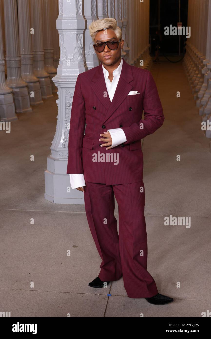Los Angeles, USA. 03rd Dec, 2024. Law Roach attends the 2024 LACMA Art ...