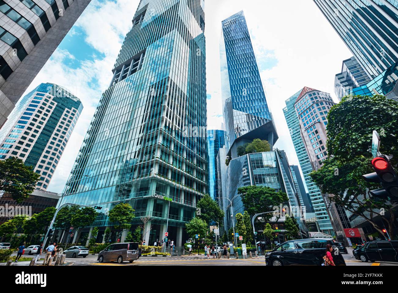 Singapore - January 18, 2025: View of the environmentally friendly ...