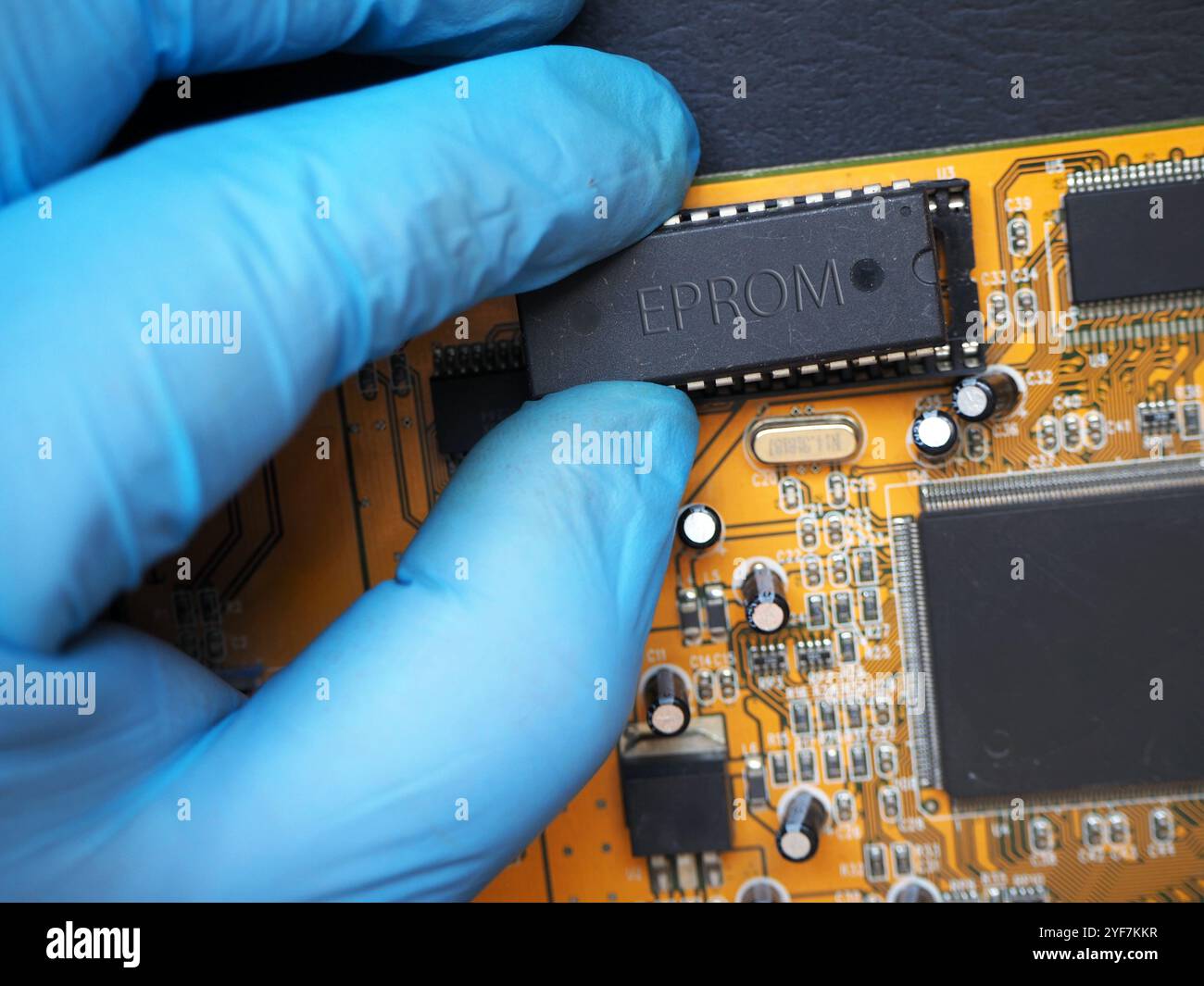 Programmer Places The Eprom One Time Programmable Read Only Memory On 9222