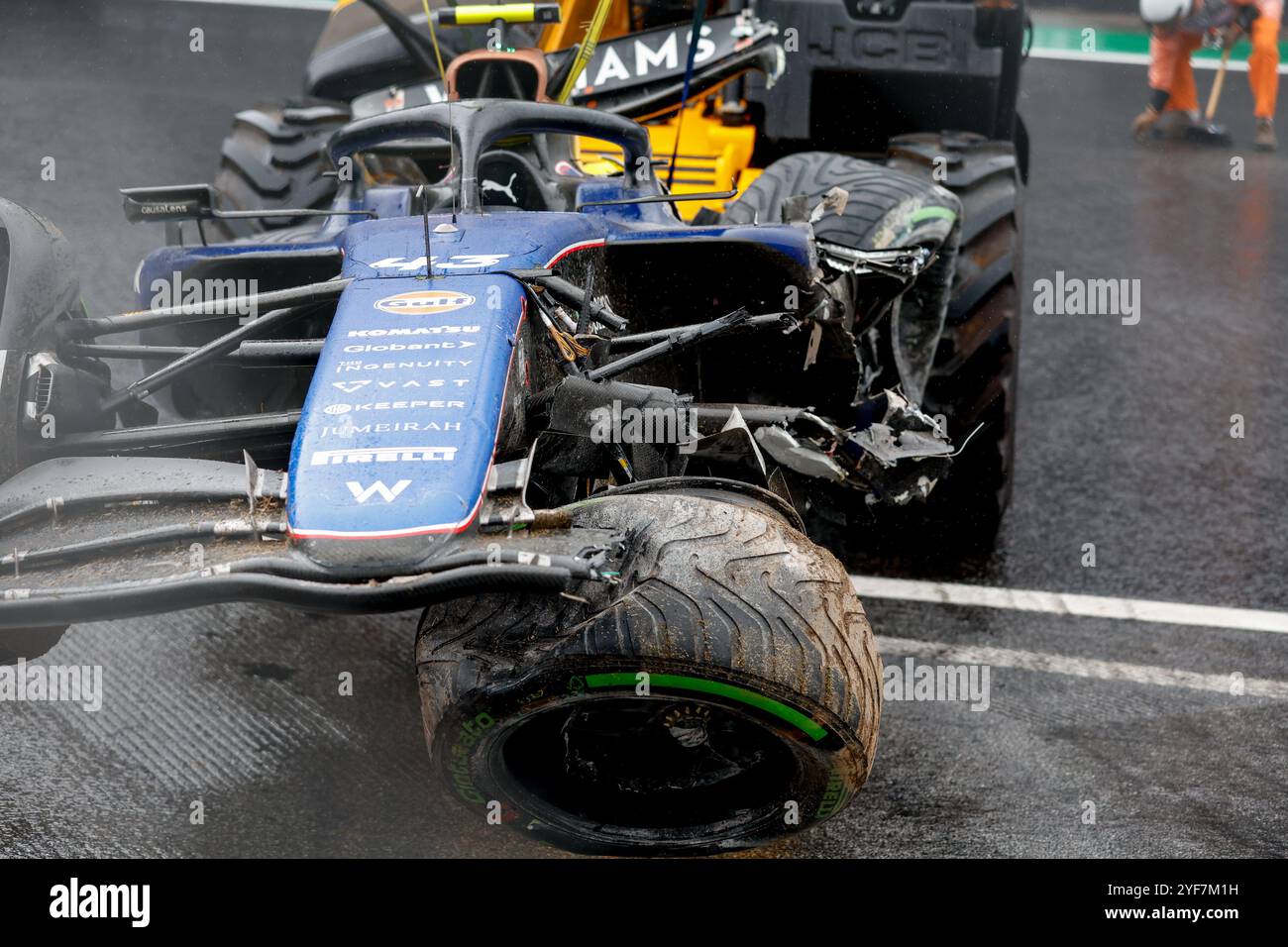 43 COLAPINTO Franco (arg), Williams Racing FW46, action crash, accident ...