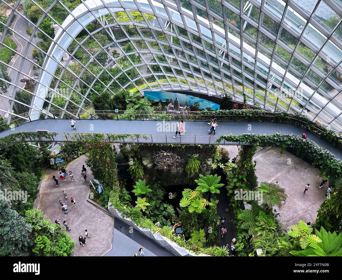 Singapore - August 18, 2024: Art installation in Cloud Forest and ...