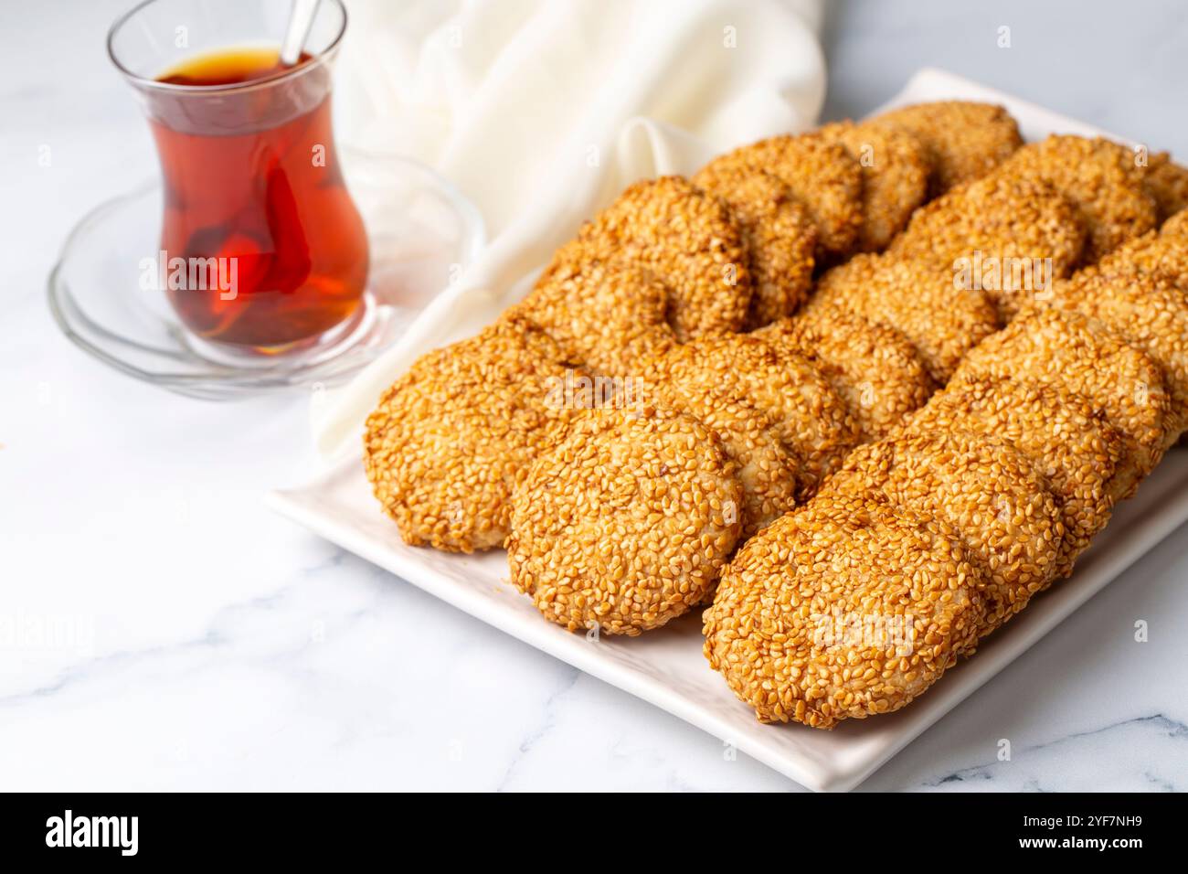 Ramadan sweets background. Cookies of El Fitr Islamic Feast. Egyptian ...