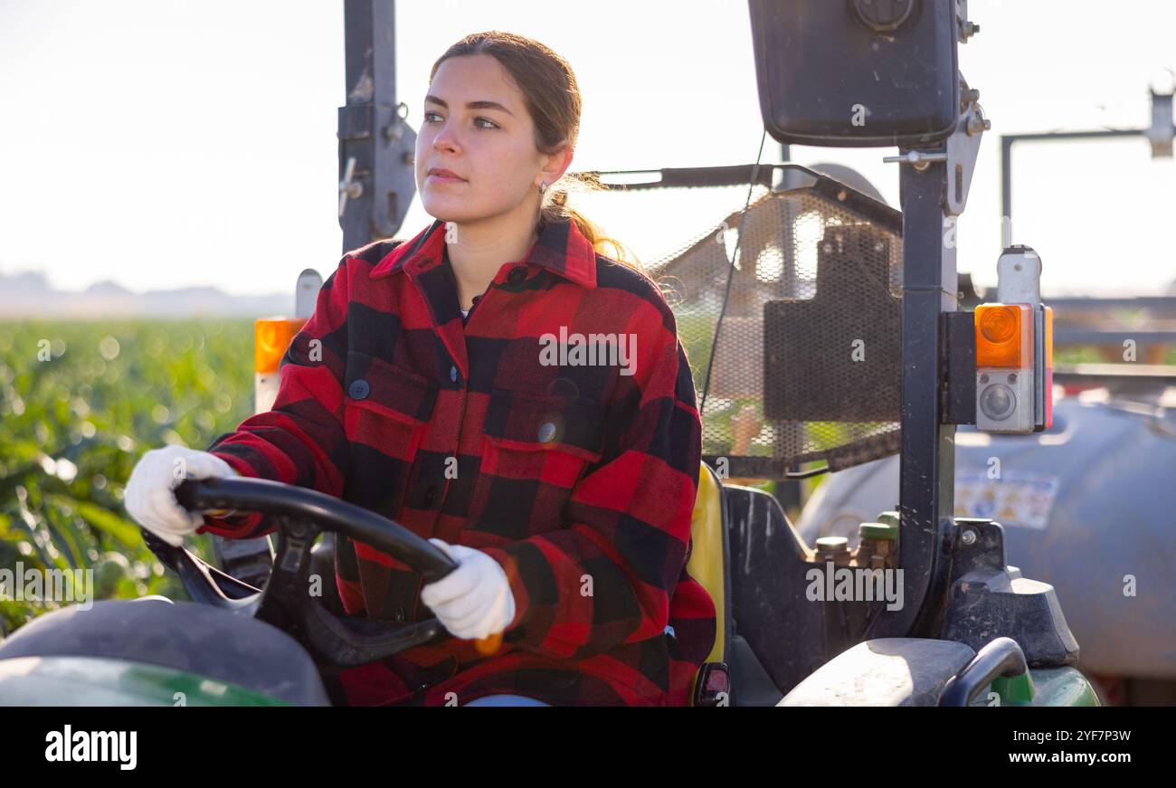 Italian farmer on tractor hi-res stock photography and images - Alamy