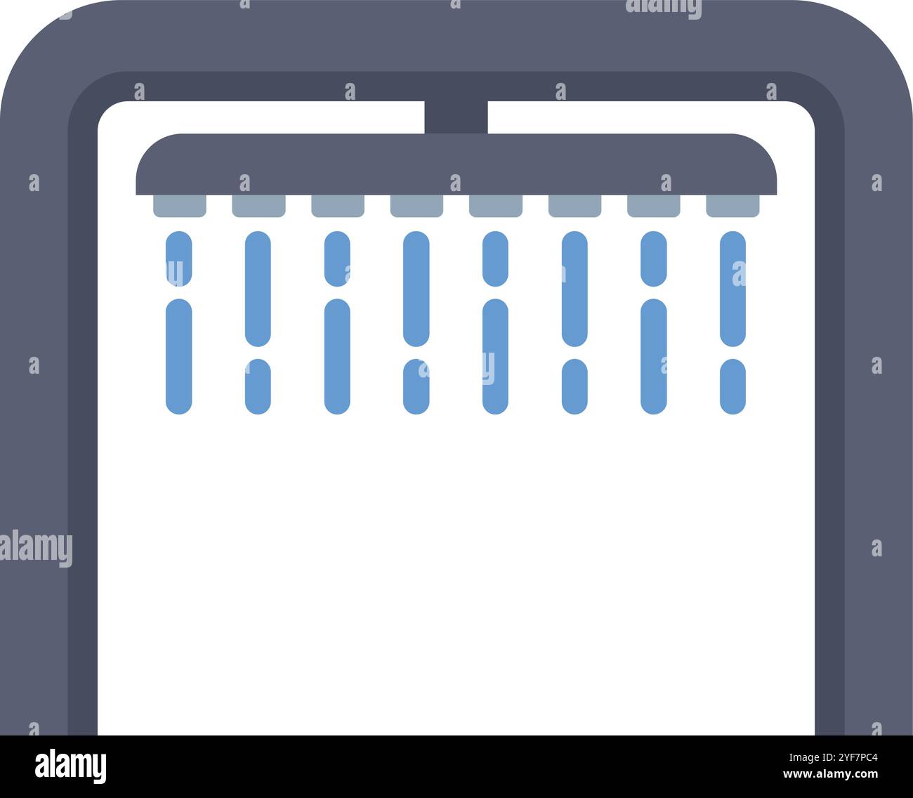 Public shower on beach Stock Vector Images - Alamy