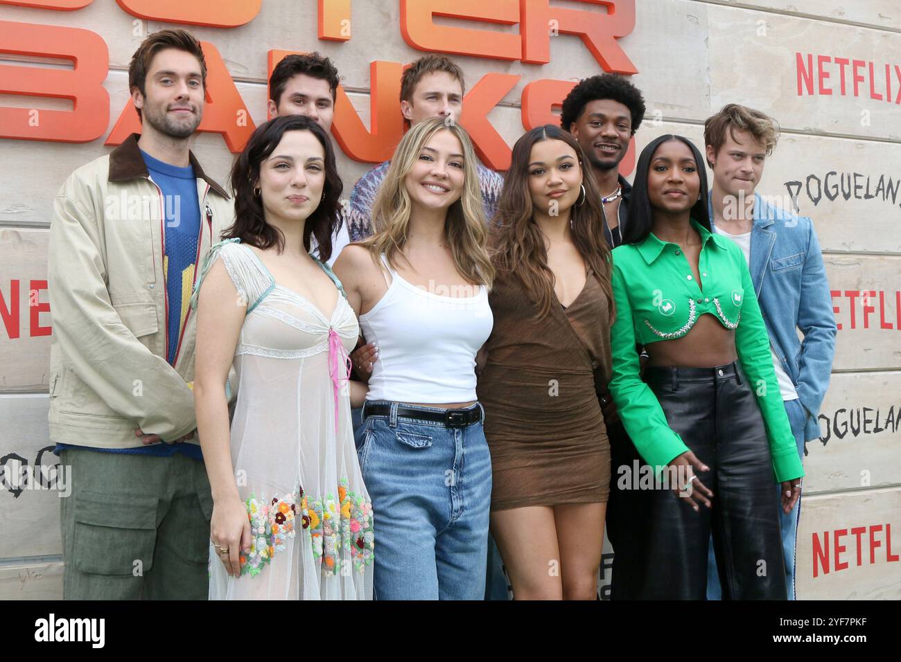 Santa Monica, USA. 2, November, 2024. Pictured left to right, Austin ...