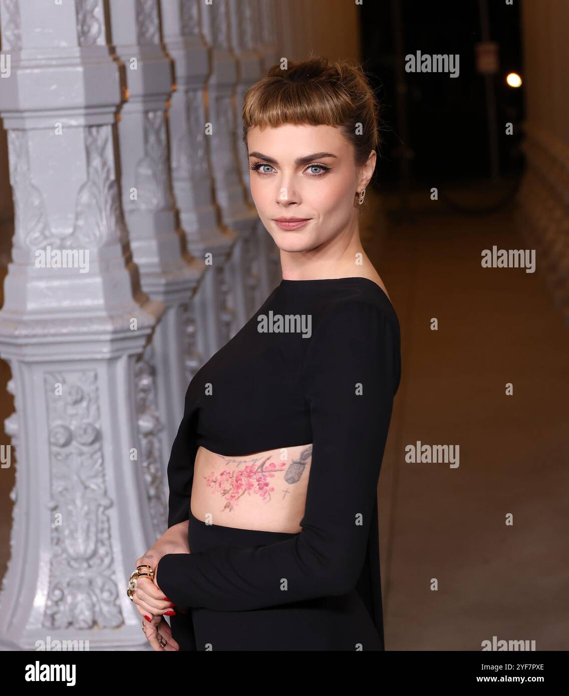 Los Angeles, USA. 03rd Dec, 2024. Cara Delevingne, wearing Gucci ...