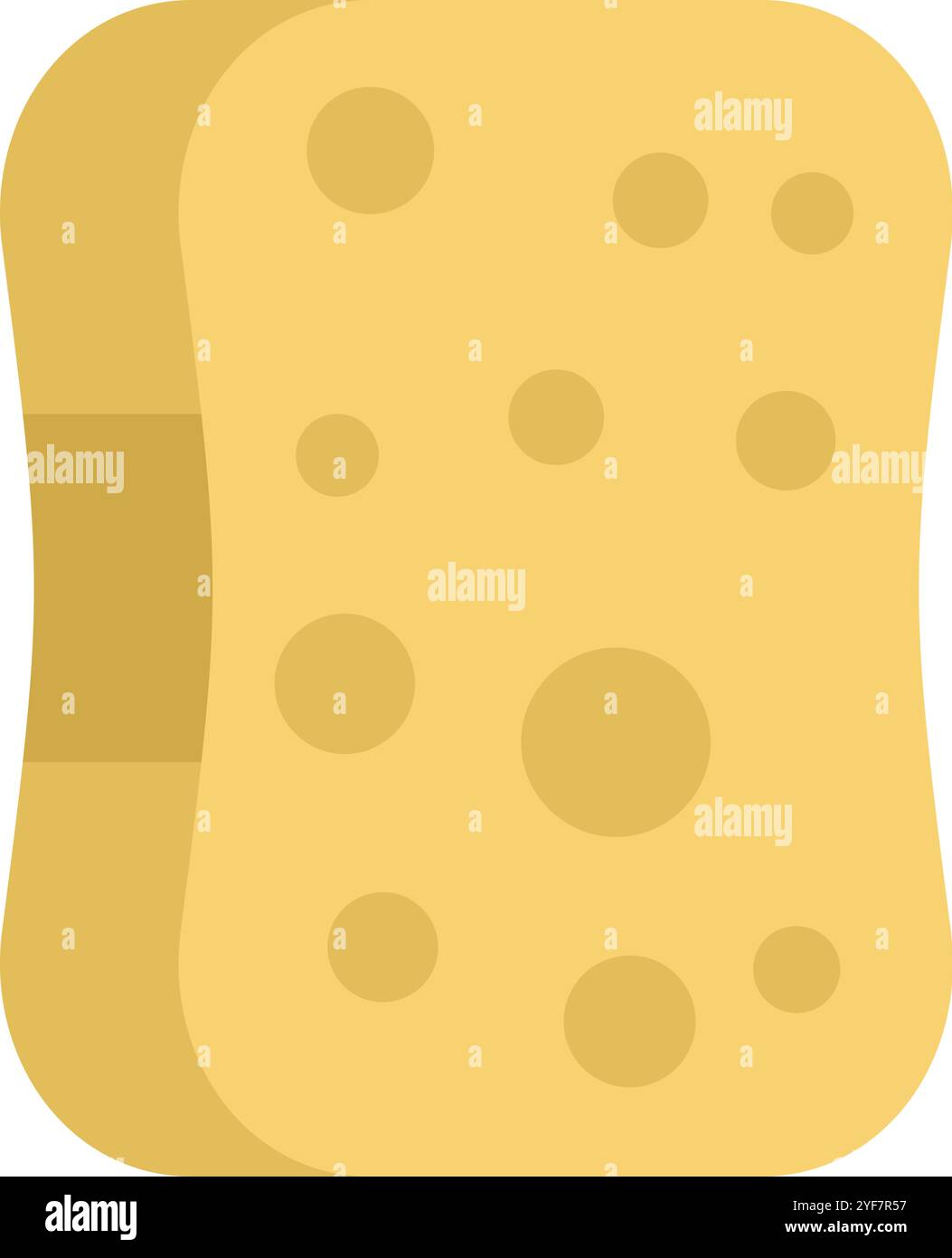 Cleaning sponge made with foam for doing the dishes in the kitchen ...