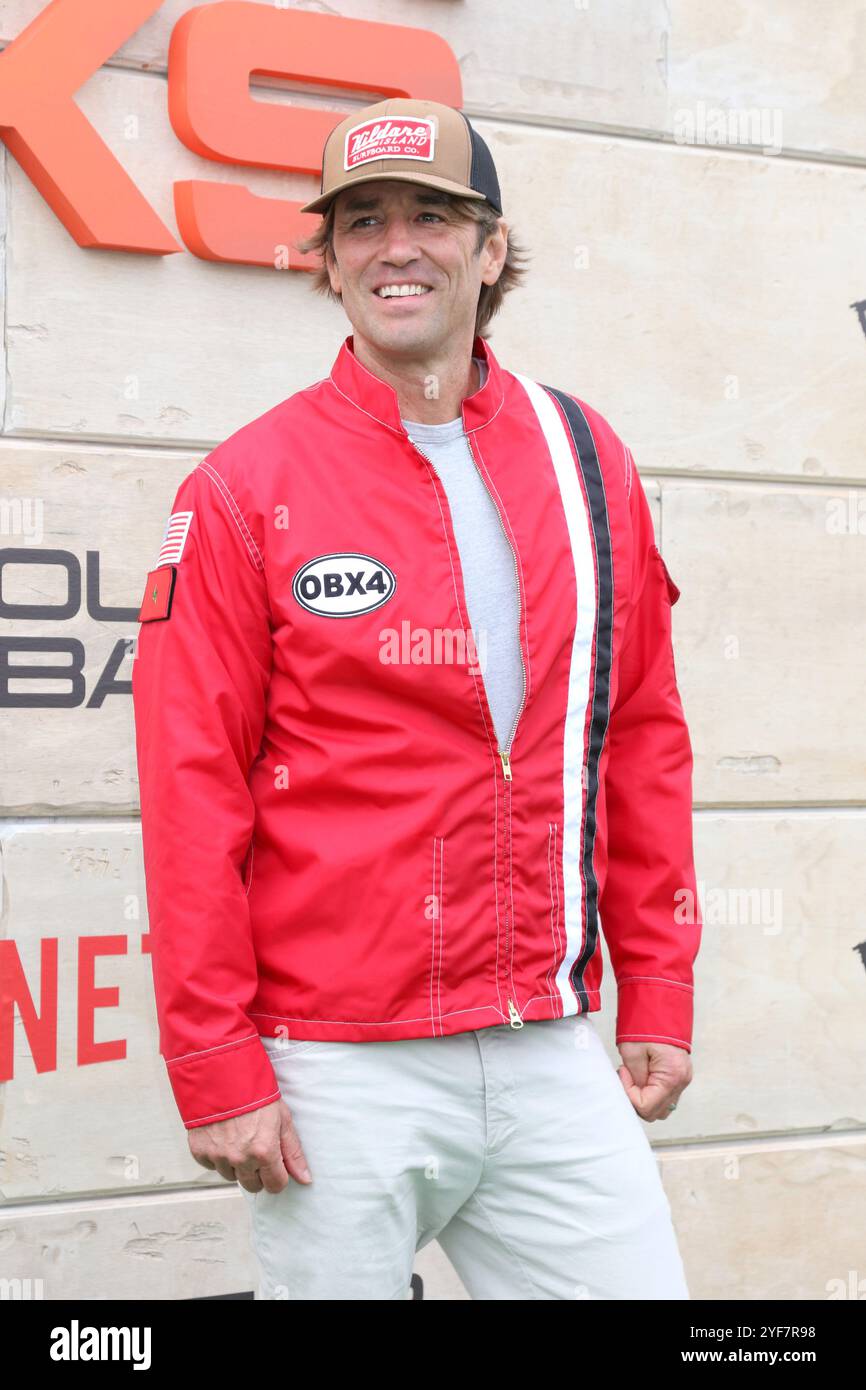 Santa Monica, USA. 2, November, 2024. Pictured left to right, Jonas ...