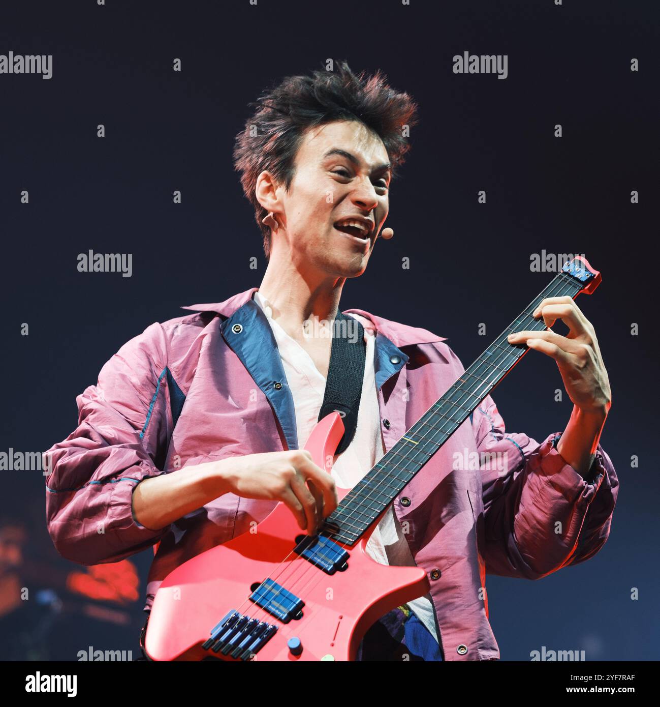 the english singer Jacob Collier during the performance at the WiZink ...