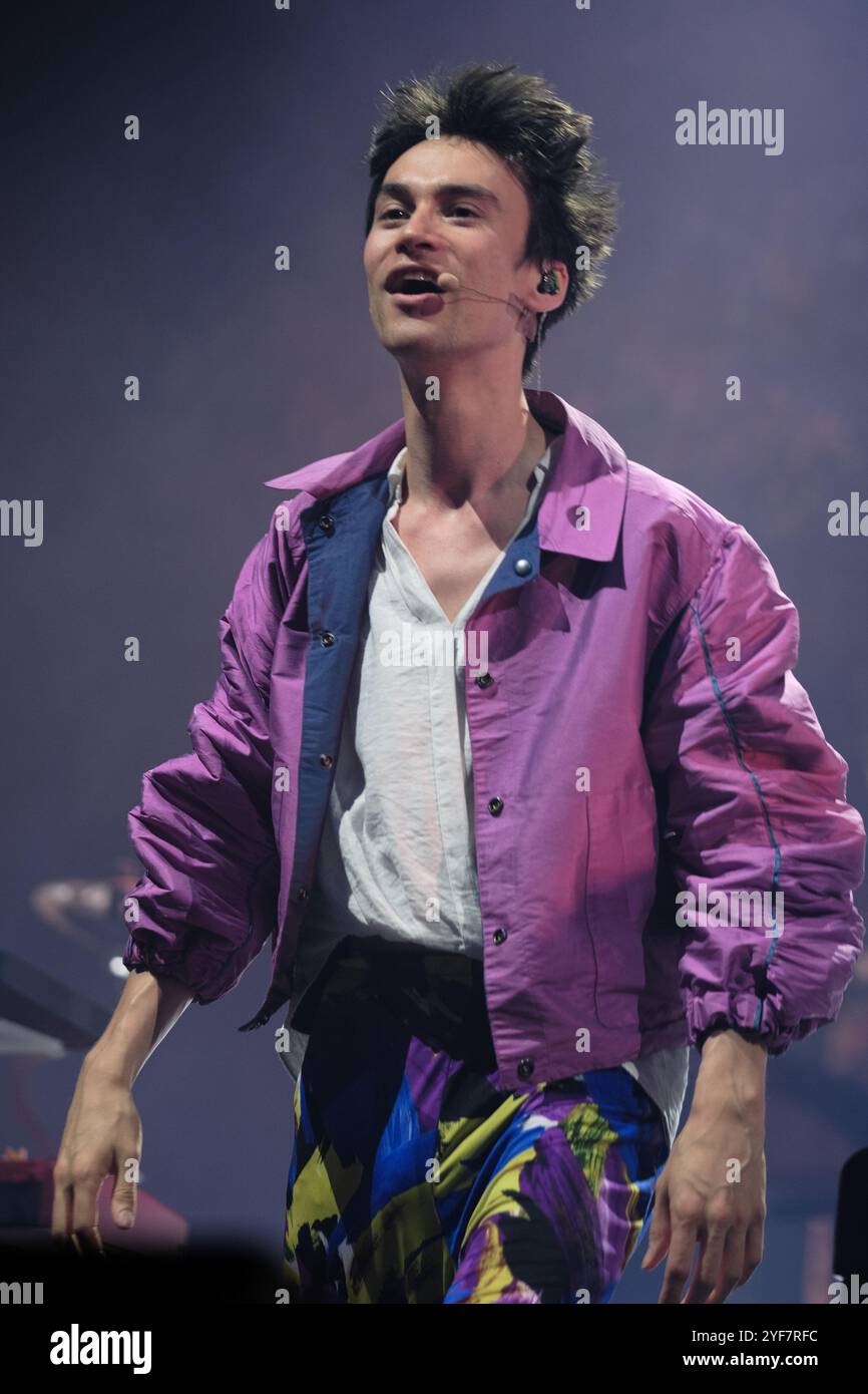 the english singer Jacob Collier during the performance at the WiZink ...