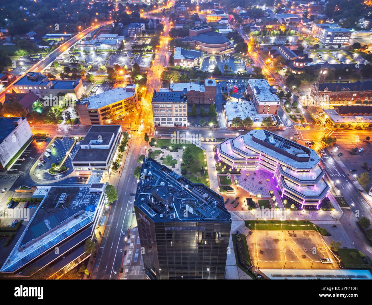 Aerial view of springfield hi-res stock photography and images - Alamy