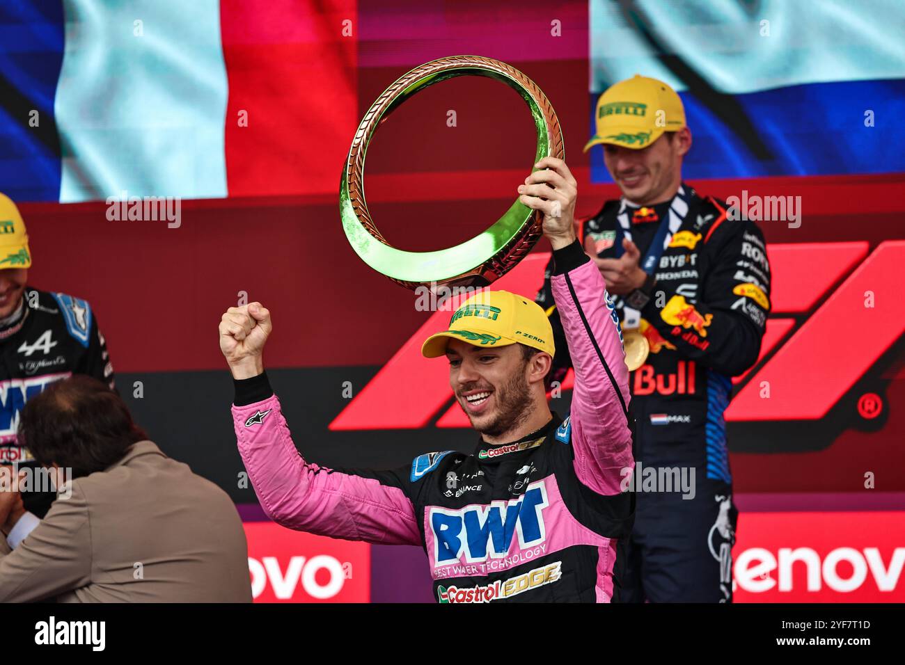 Pierre Gasly (FRA) - Alpine F1 Team - Alpine A524 - Renault on the ...