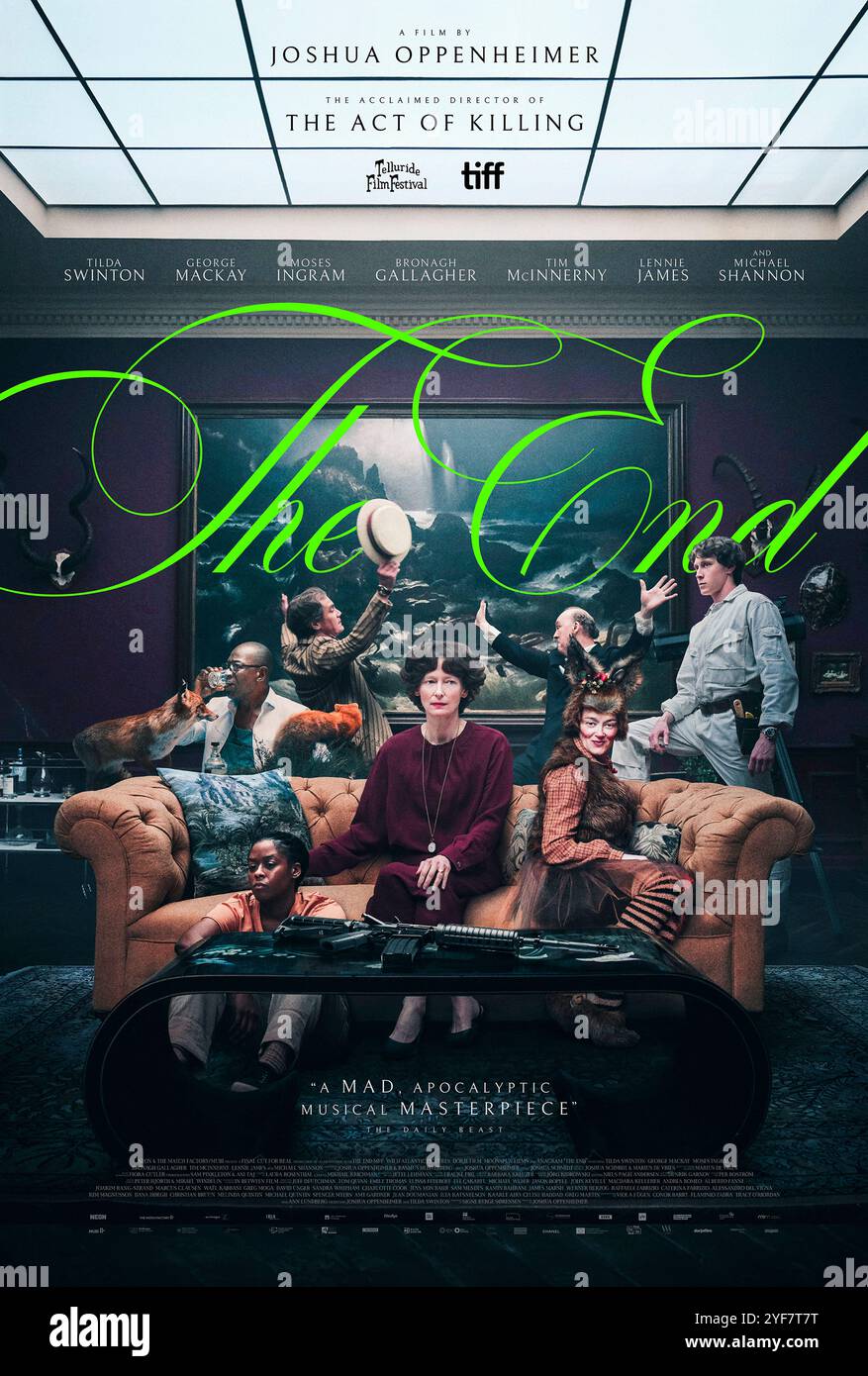 The End (2024) directed by Joshua Oppenheimer and starring Tilda ...