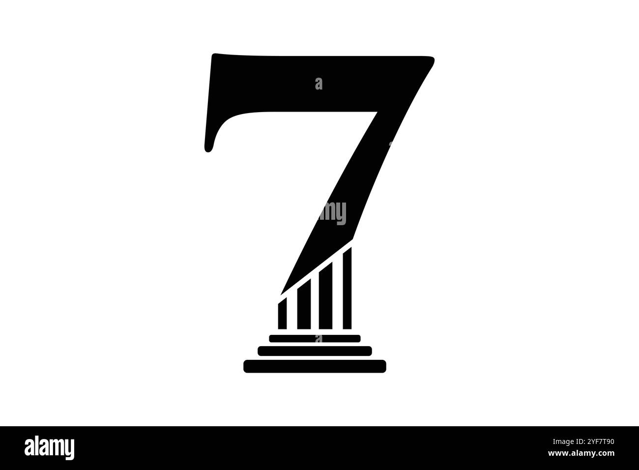 Number 8 Pillar Law Logo Stock Vector Image & Art - Alamy
