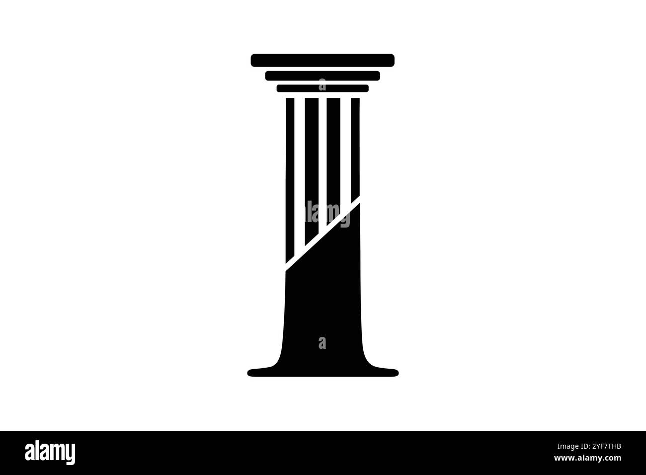 Letter II Pillar Law Logo Stock Vector Image & Art - Alamy