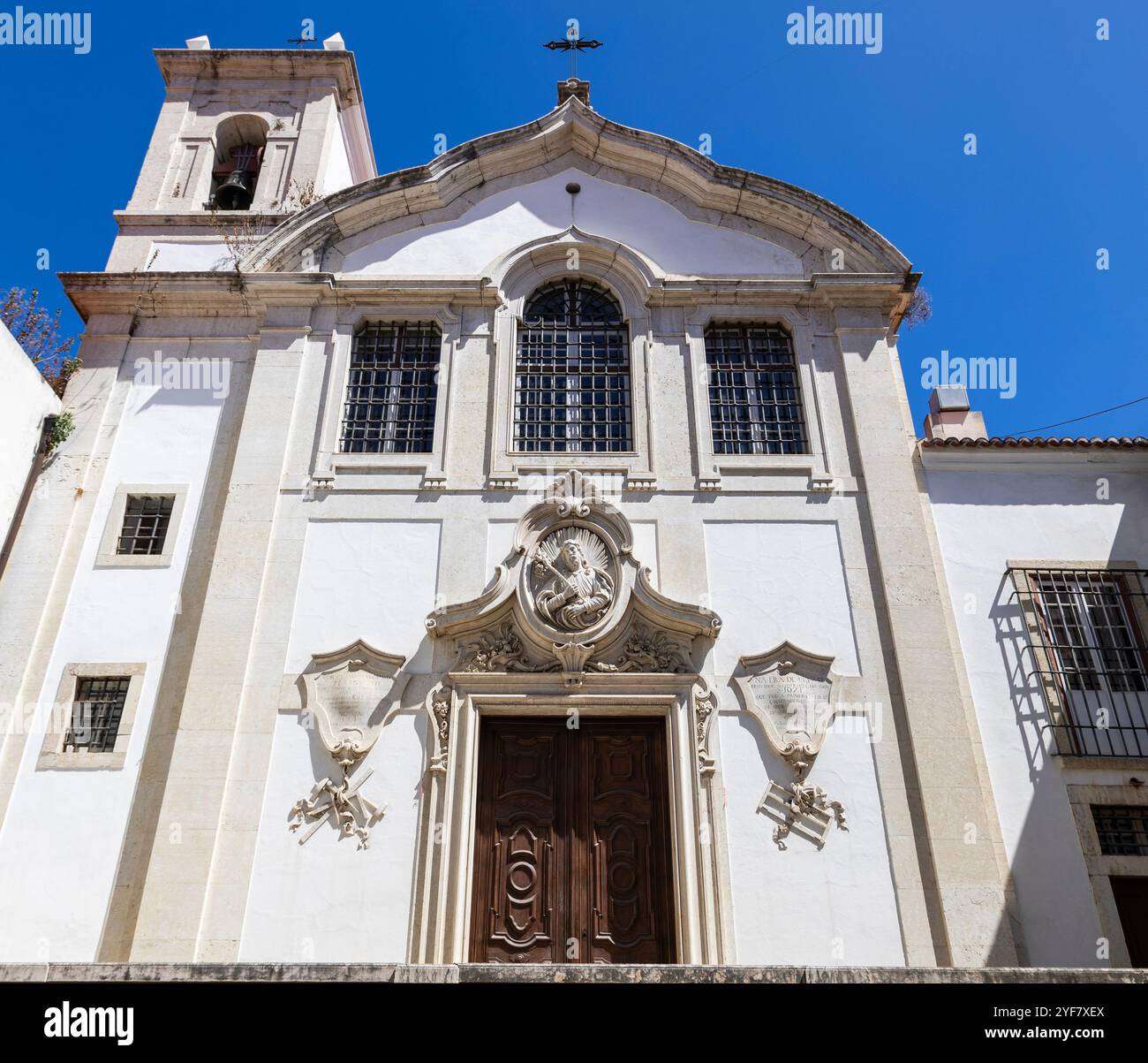 Church in Baroque and Pombaline style rebuilt after the 1755 earthquake ...