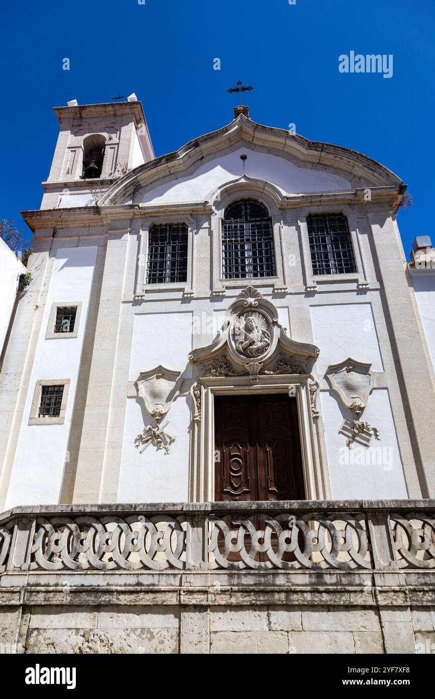 Church in Baroque and Pombaline style rebuilt after the 1755 earthquake ...