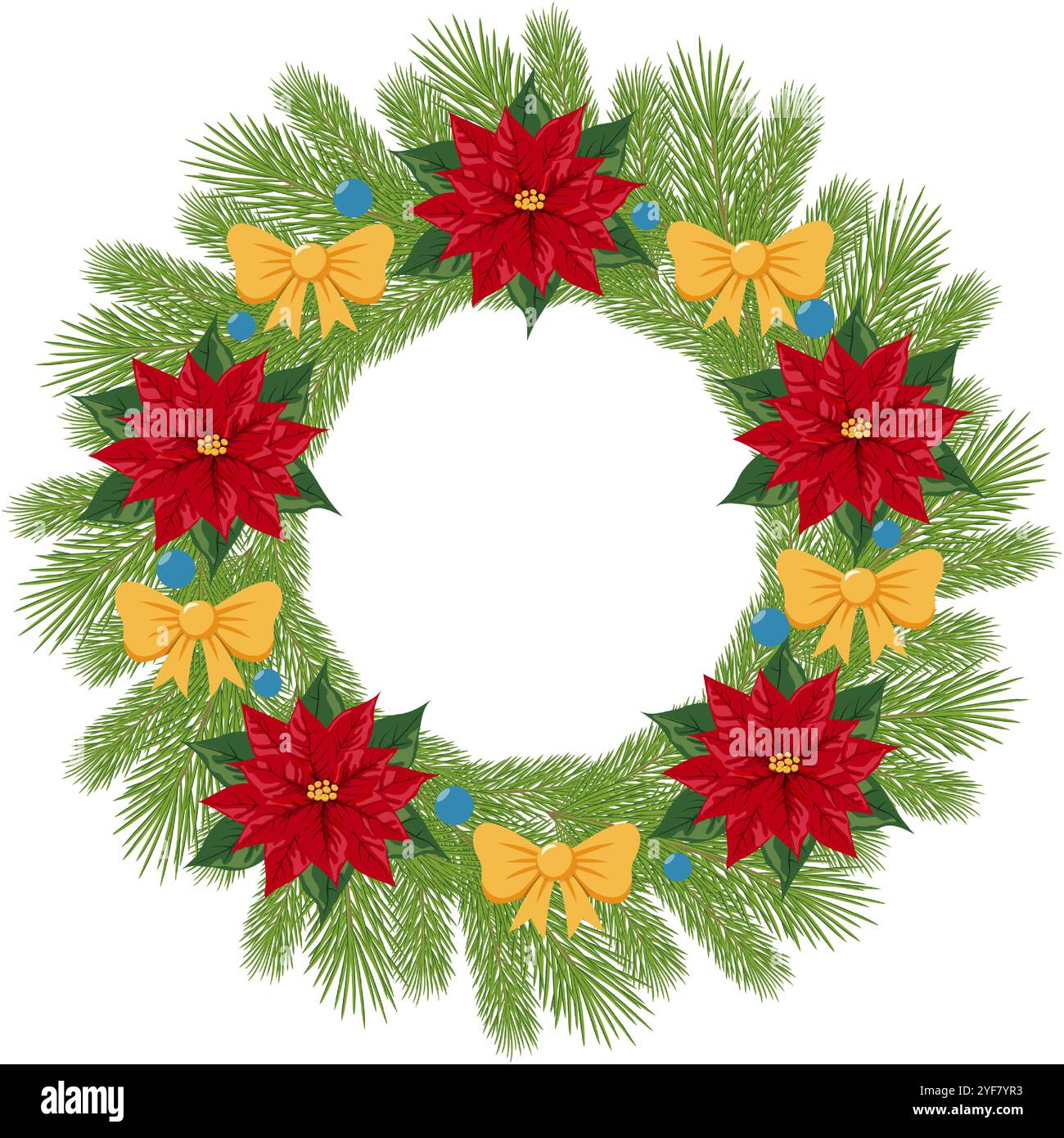 Festive christmas decoration pine Cut Out Stock Images & Pictures - Alamy