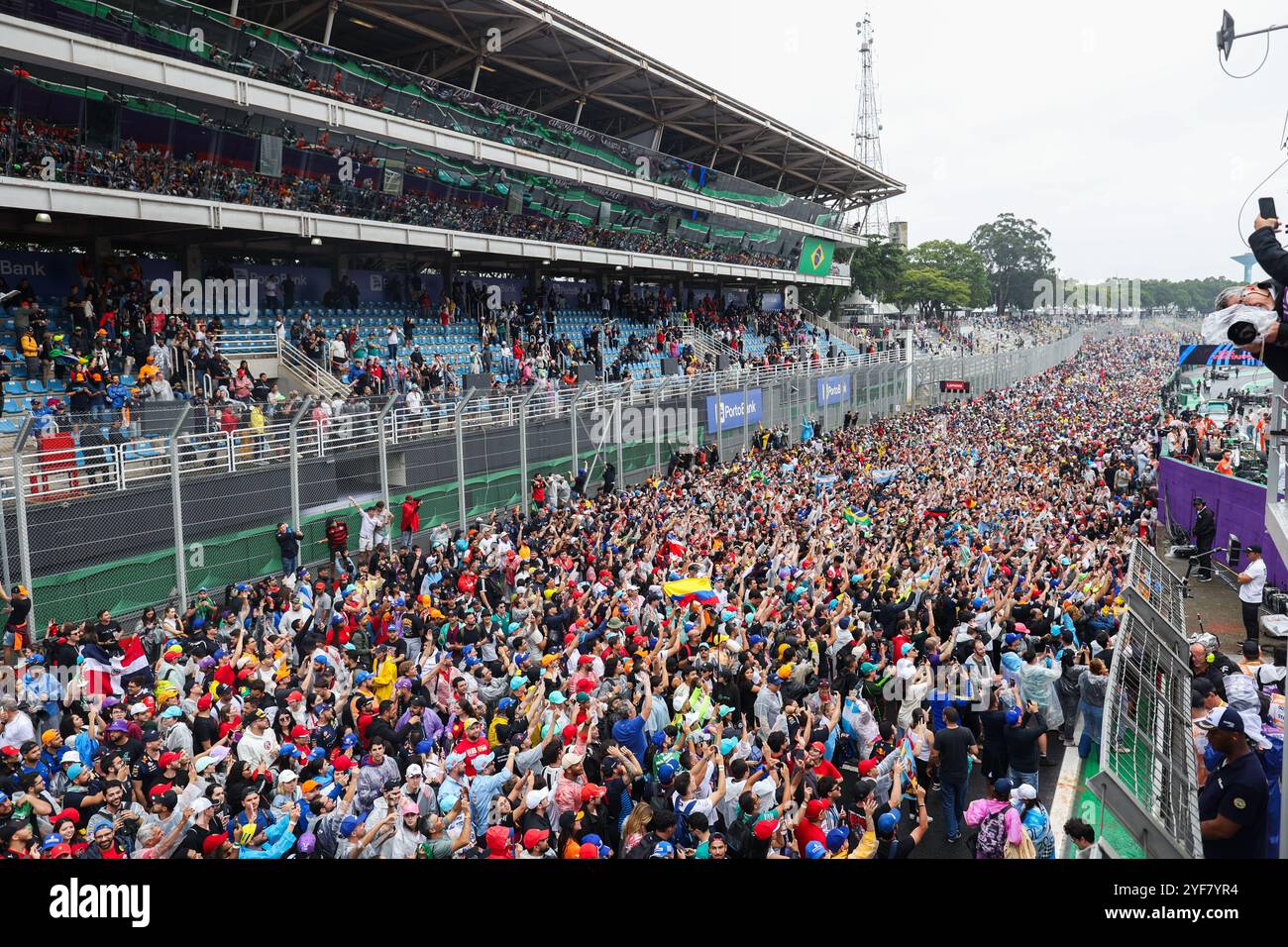 spectators, fans crowd, foule, fans, fan, spectators during the Formula ...
