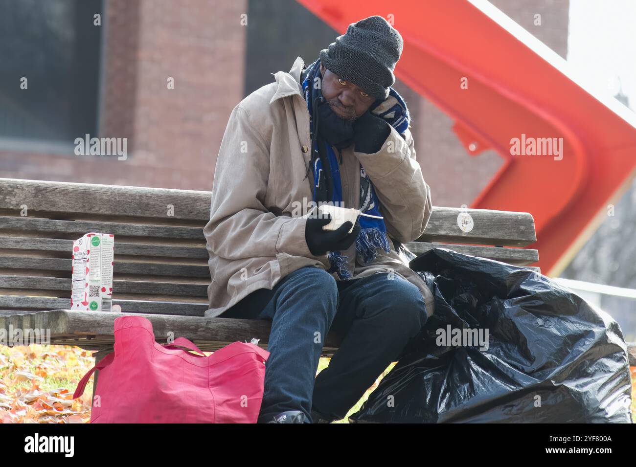 Homeless in America Stock Photo - Alamy