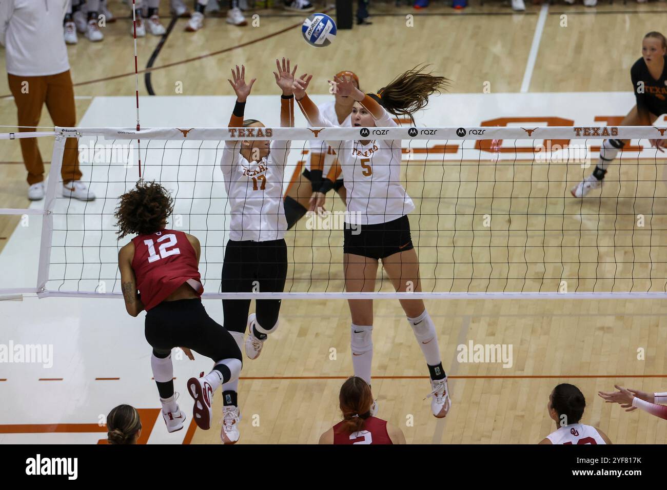AUSTIN, TX - NOVEMBER 03: Oklahoma Sooners outside hitter Alexis ...