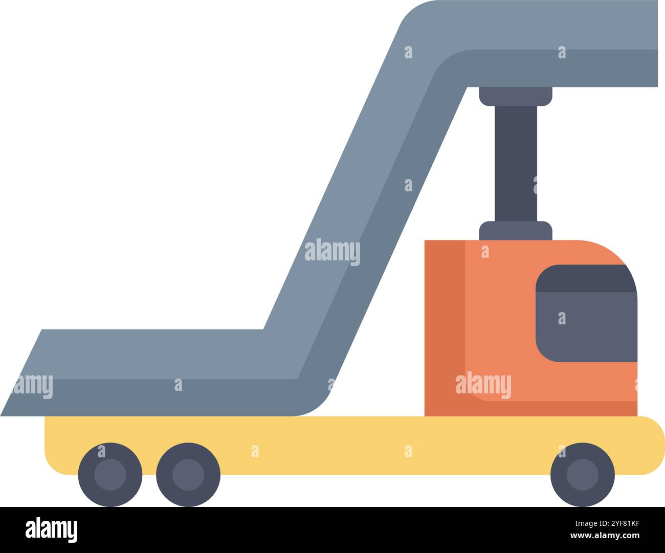 Passengers disembark from airplane air Stock Vector Images - Alamy