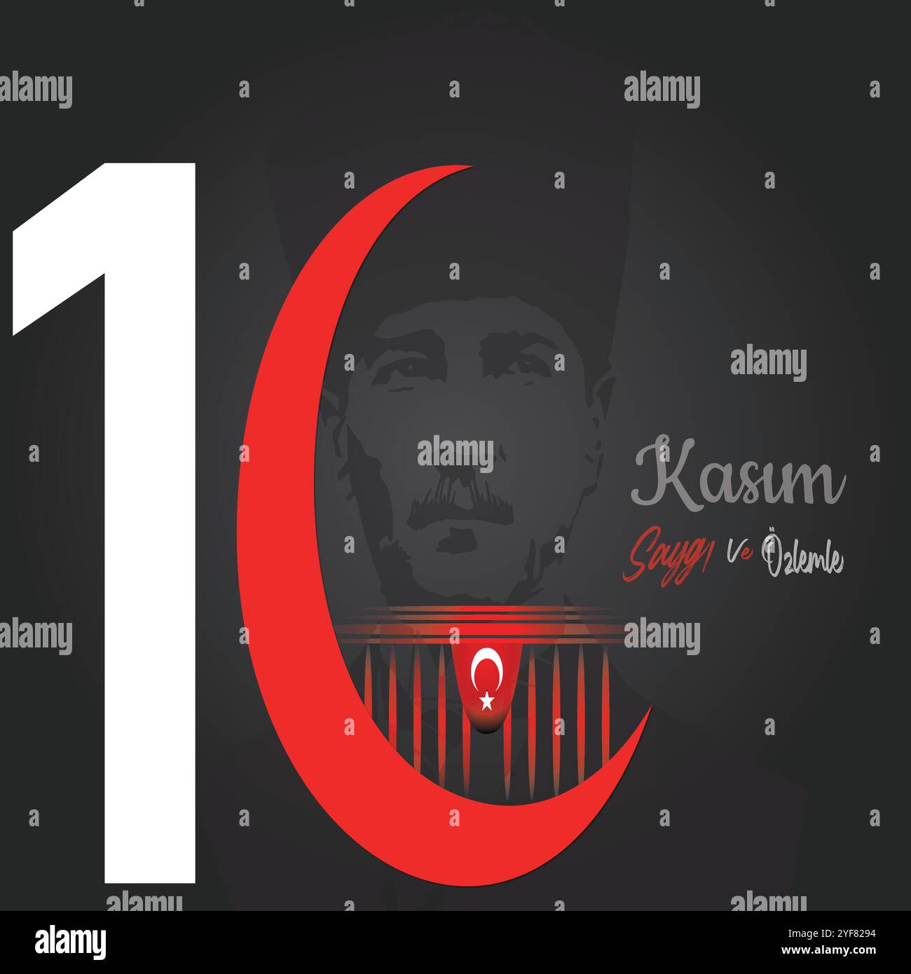 Mustafa kemal ataturk 10 november hi-res stock photography and images ...