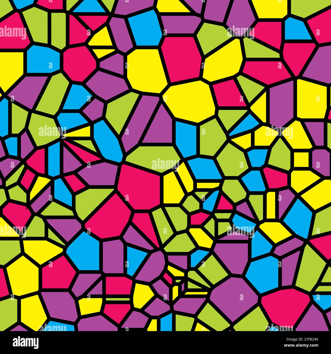 Abstract colored stained glass texture Stock Vector Images - Alamy