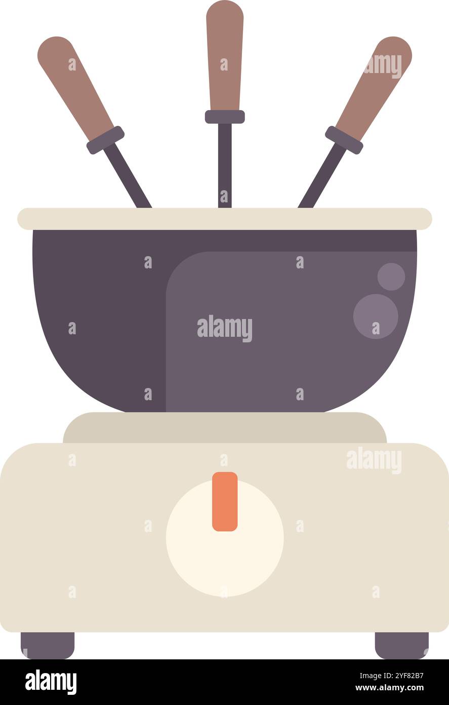 Fondue tasty melted cheese forks hi-res stock photography and images ...