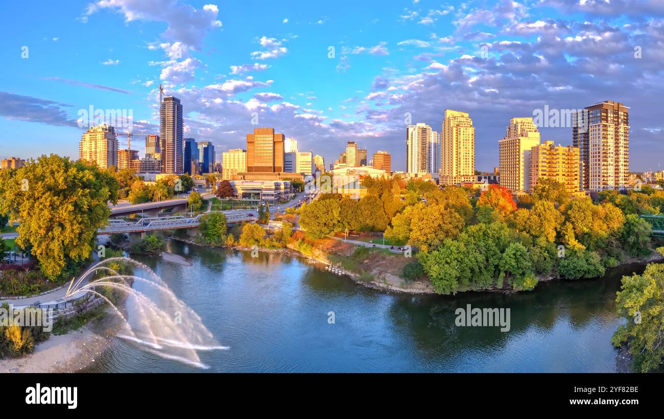 London, Ontario, Canada Skyline at twilight Stock Photo - Alamy