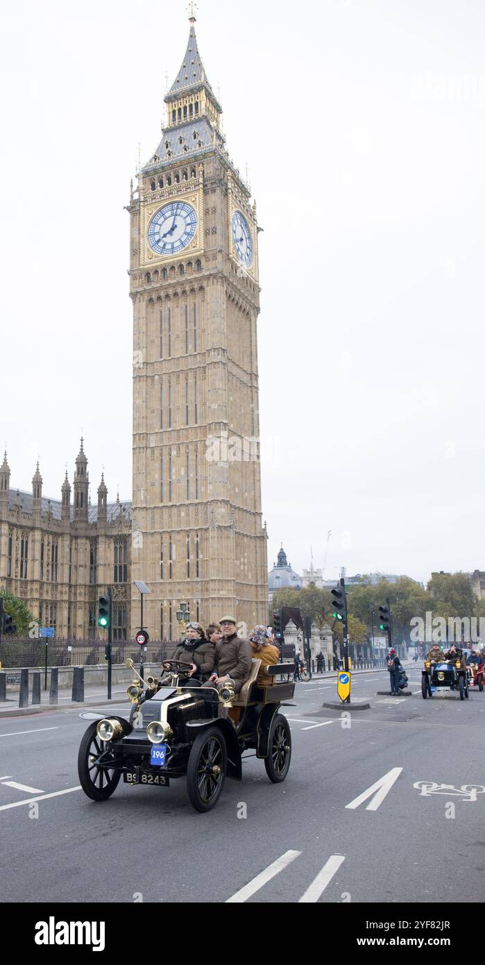 1903 Renault London To Brighton Veteran Car Run Westminster Bridge ...