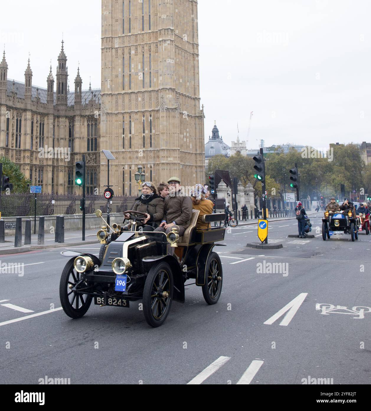 1903 Renault London To Brighton Veteran Car Run Westminster Bridge ...