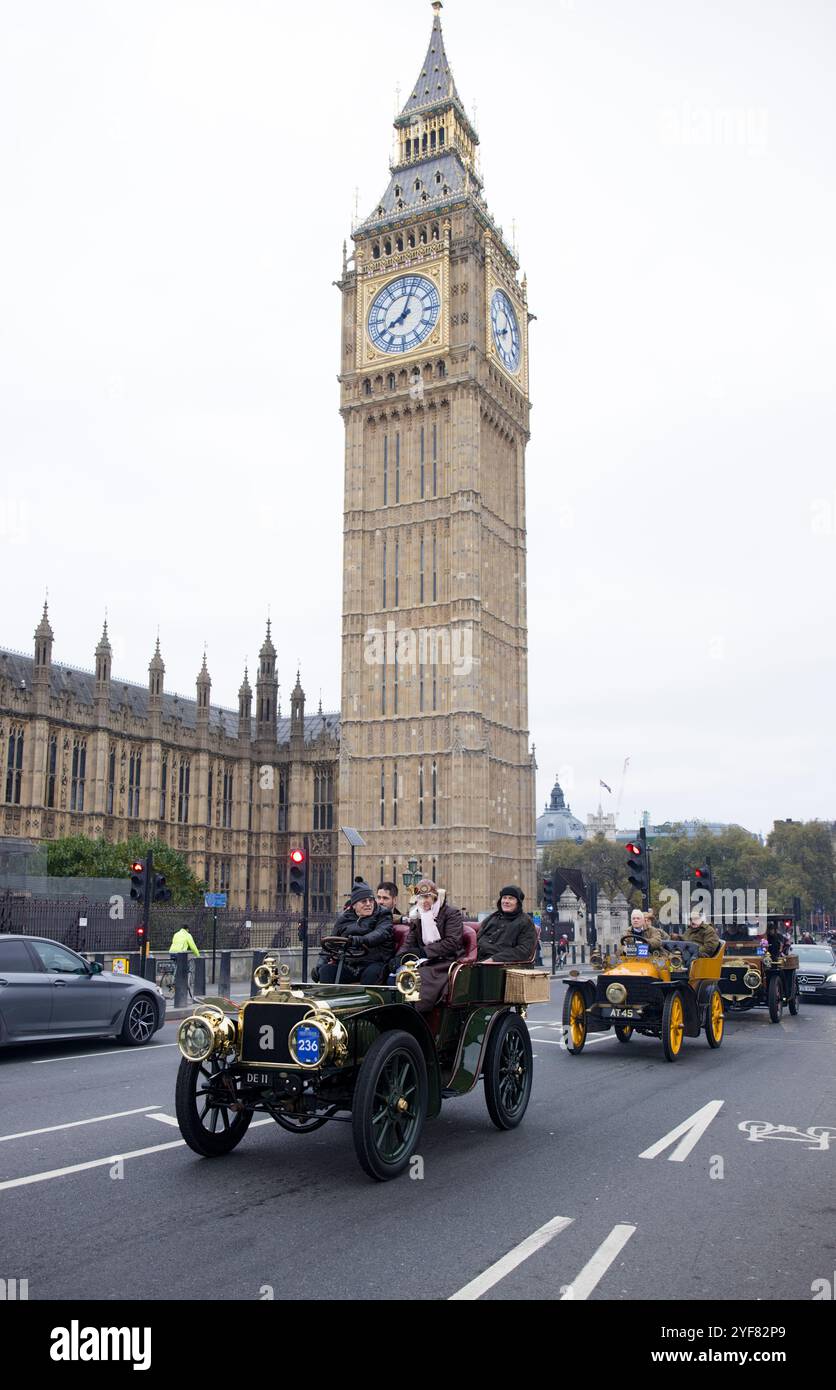 1903 Darracq London To Brighton Veteran Car Run Westminster Bridge ...