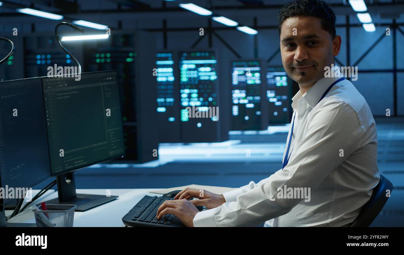 Portrait upbeat server hub software hi-res stock photography and images ...