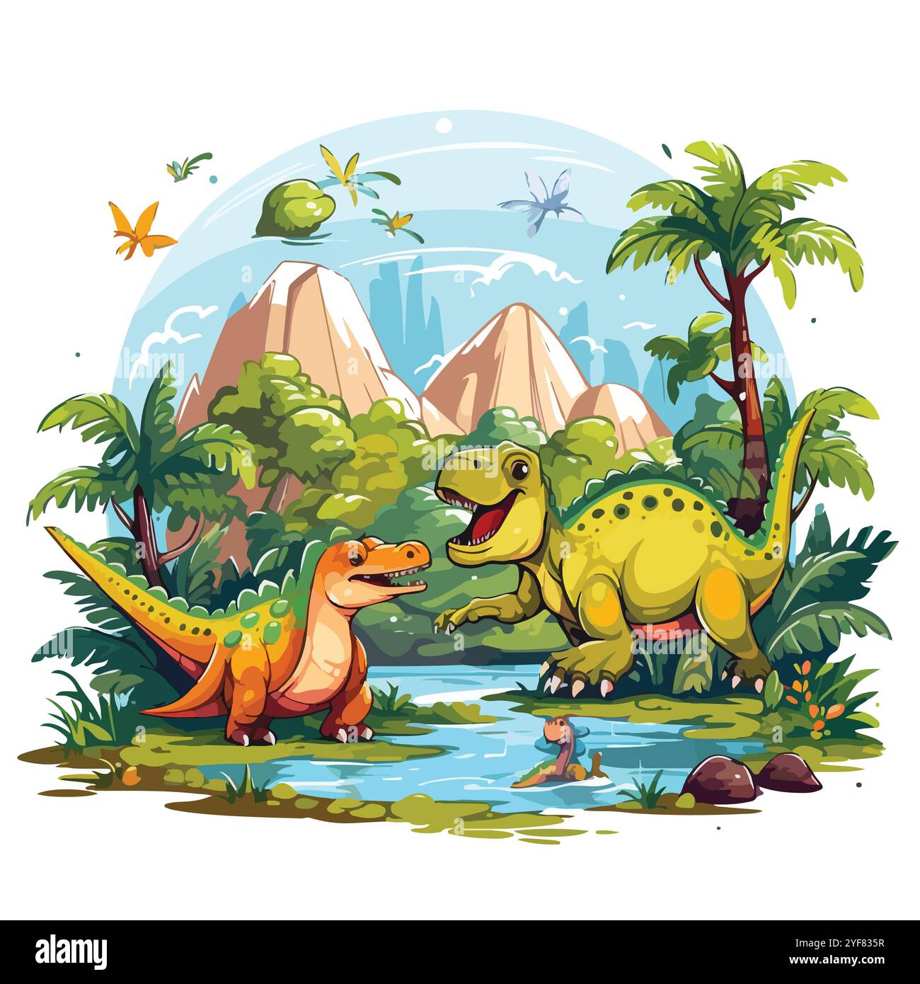 Jurassic jungle hi-res stock photography and images - Alamy