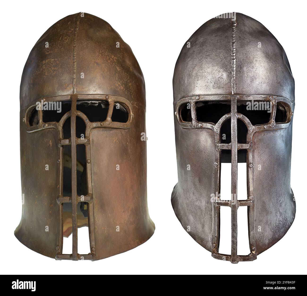 Knights dented armor Cut Out Stock Images & Pictures - Alamy