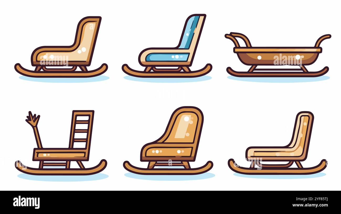 Toboggan outline hi-res stock photography and images - Alamy