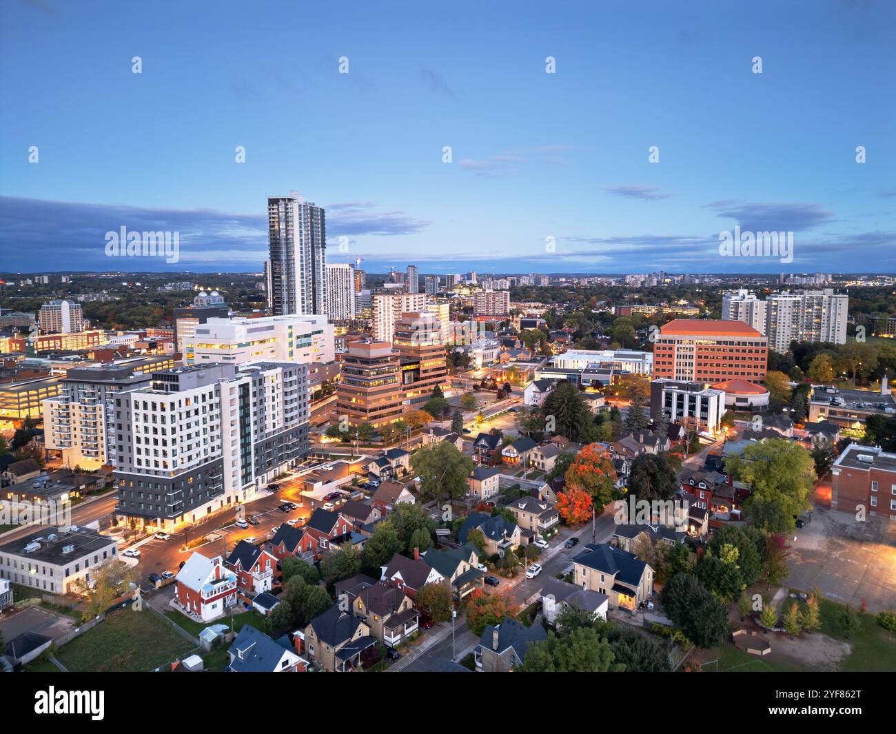Aerial scene waterloo ontario hi-res stock photography and images - Alamy