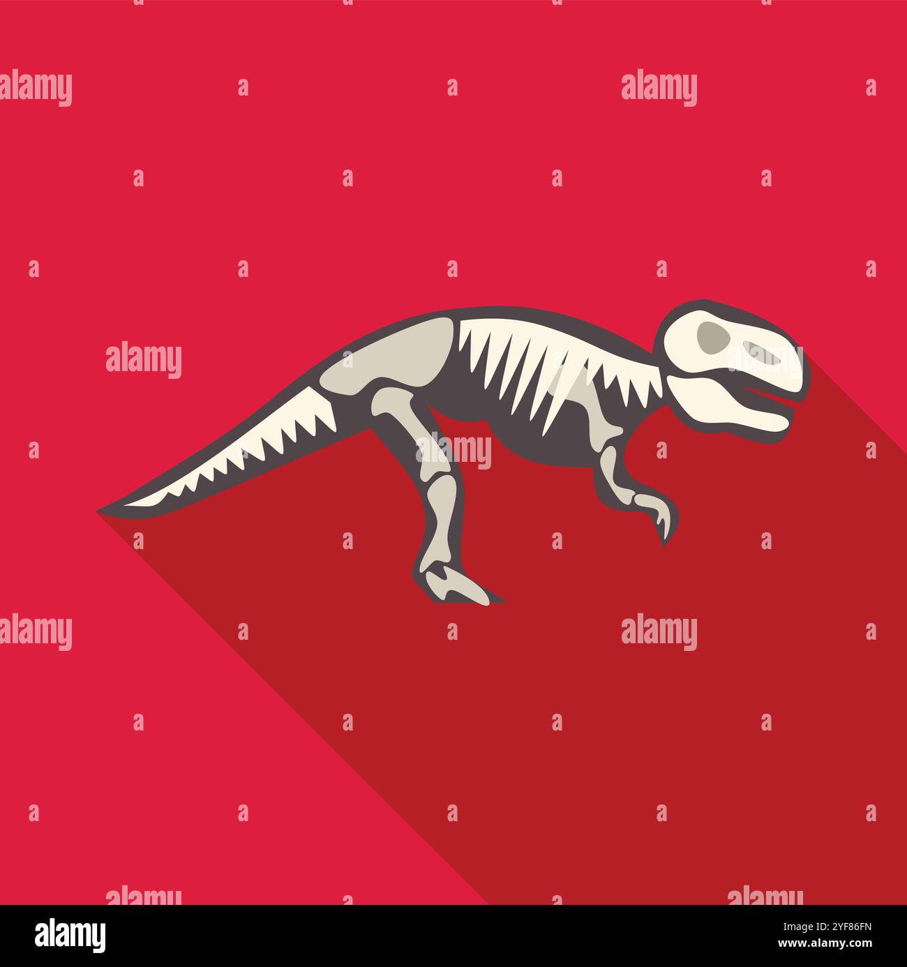 Side view tyrannosaurus rex dinosaur hi-res stock photography and ...