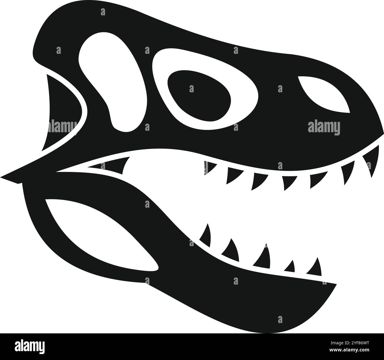 Side view tyrannosaurus rex dinosaur Cut Out Stock Images & Pictures ...