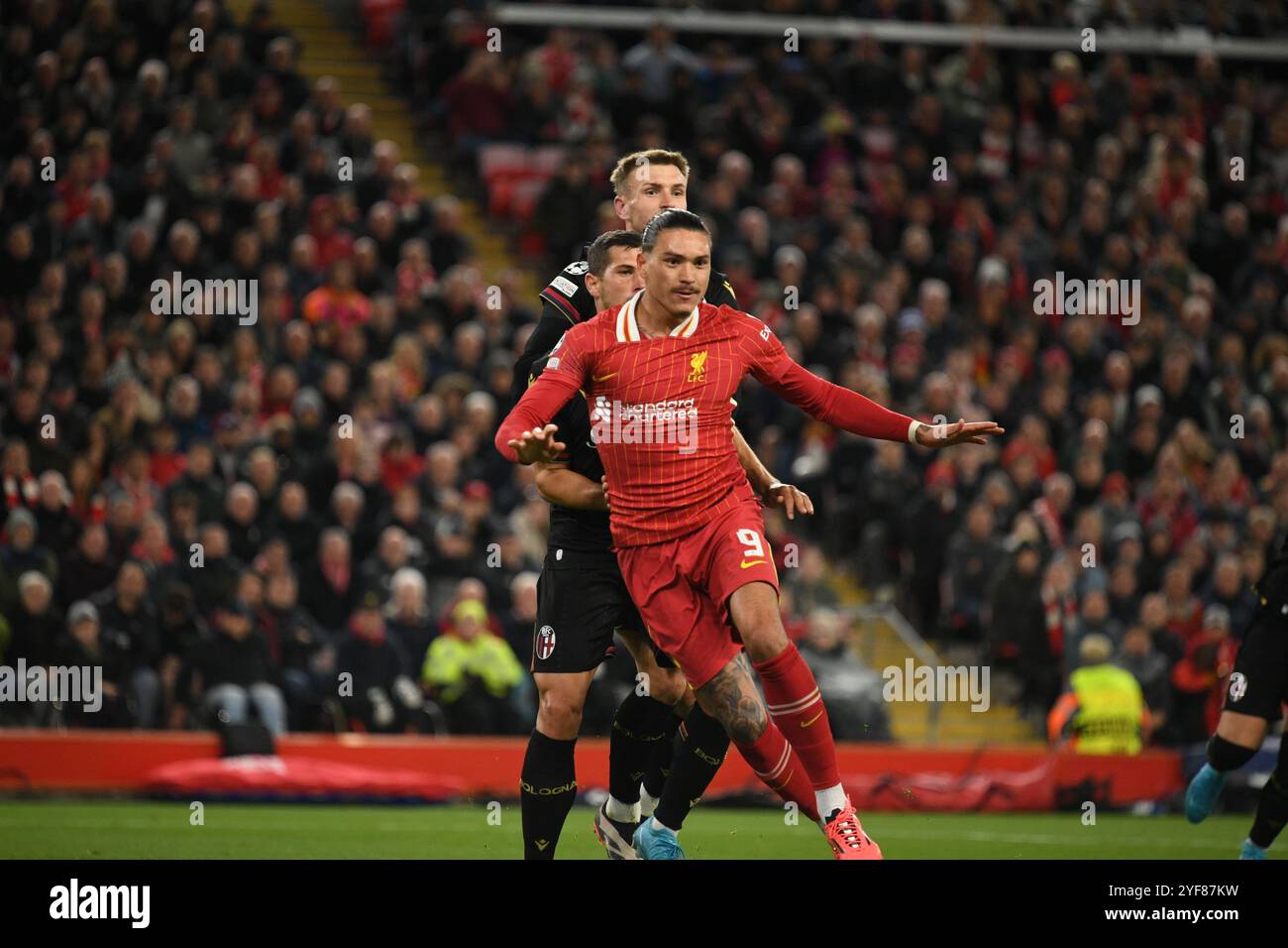 Darwin Núñez, Remo Freuler, Stefan Posch in action during the UEFA 2024 ...