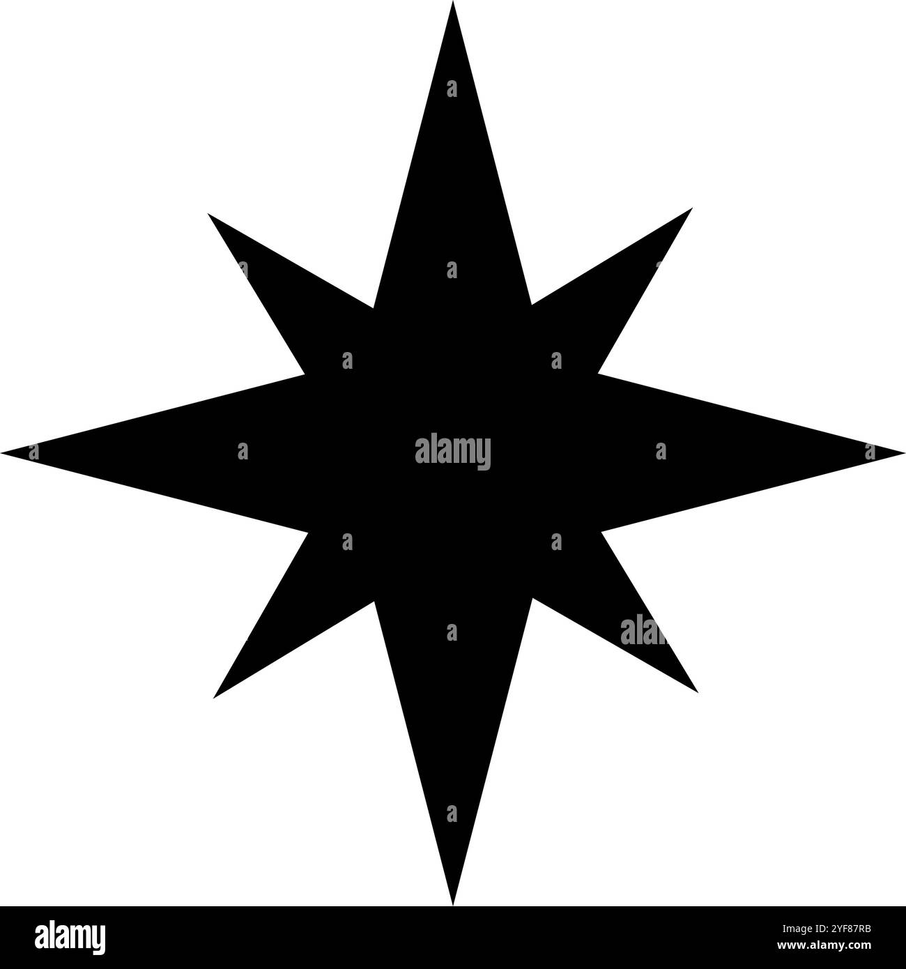 Black stars icon. Sun, sparkle, twinkle, starburst or bling, stardust ...