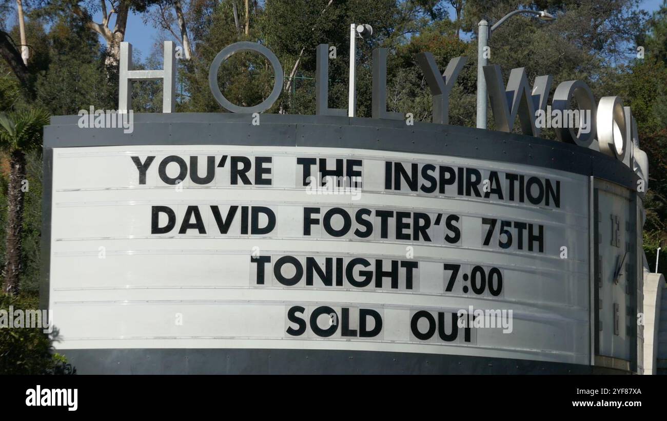 Los Angeles, California, USA 3rd November 2024 David Foster.75th ...