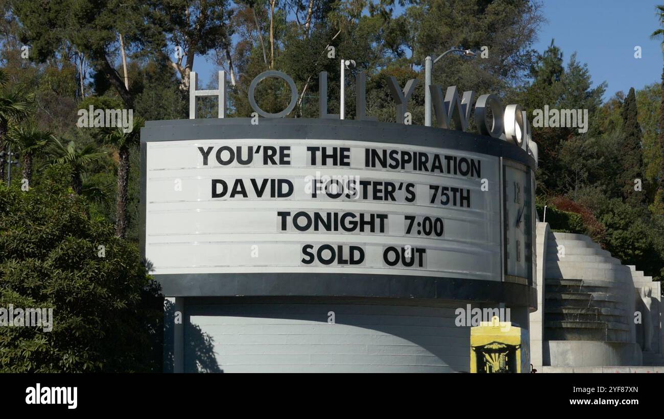 Los Angeles, California, USA 3rd November 2024 David Foster.75th ...