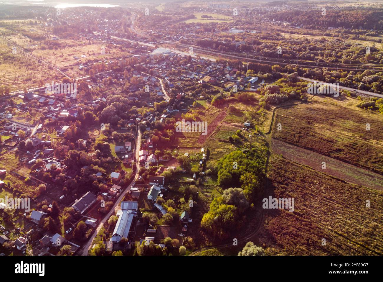 Rural settlement hi-res stock photography and images - Alamy