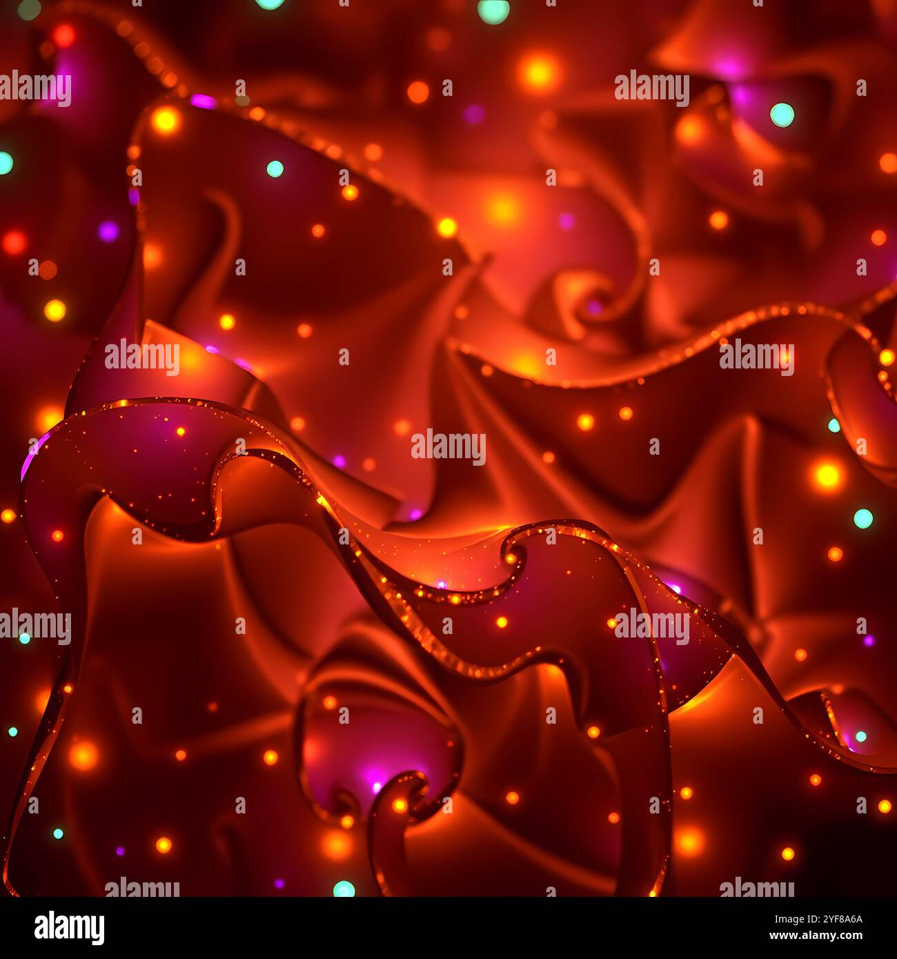 Psychedelic Fractal Mandala Abstract with Cosmic Symmetry and ...