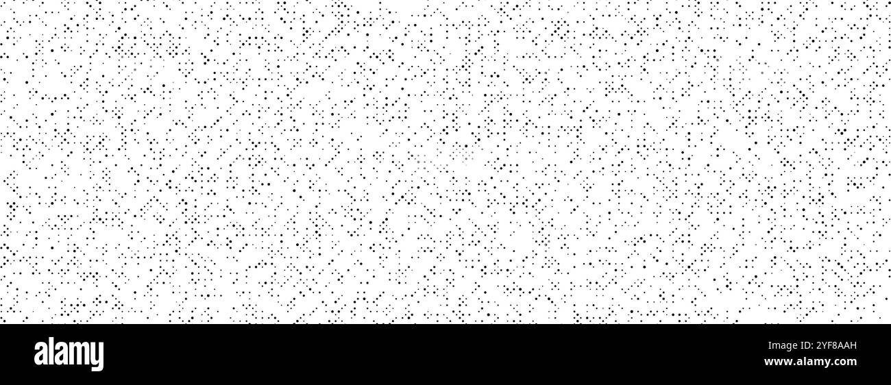 Black dotted noise grid texture. Comic pixel grain pattern. Polka dot ...